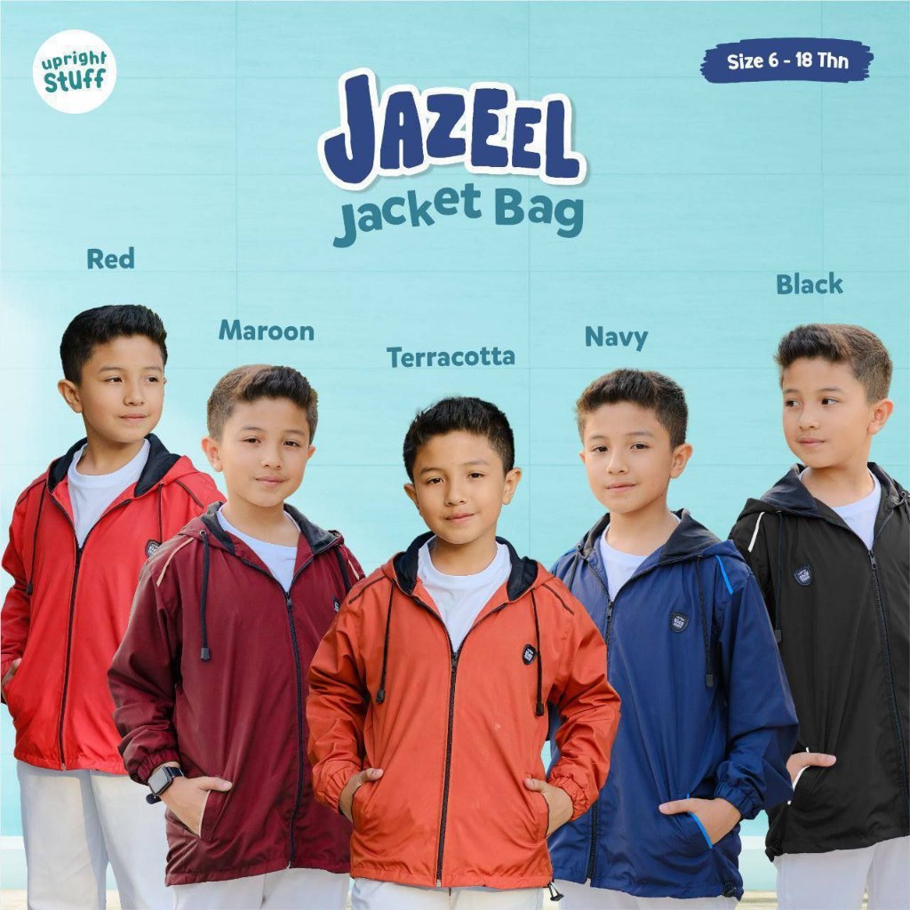 Jual Jazeel Jacket Bag Upright Kids Stuff | Shopee Indonesia