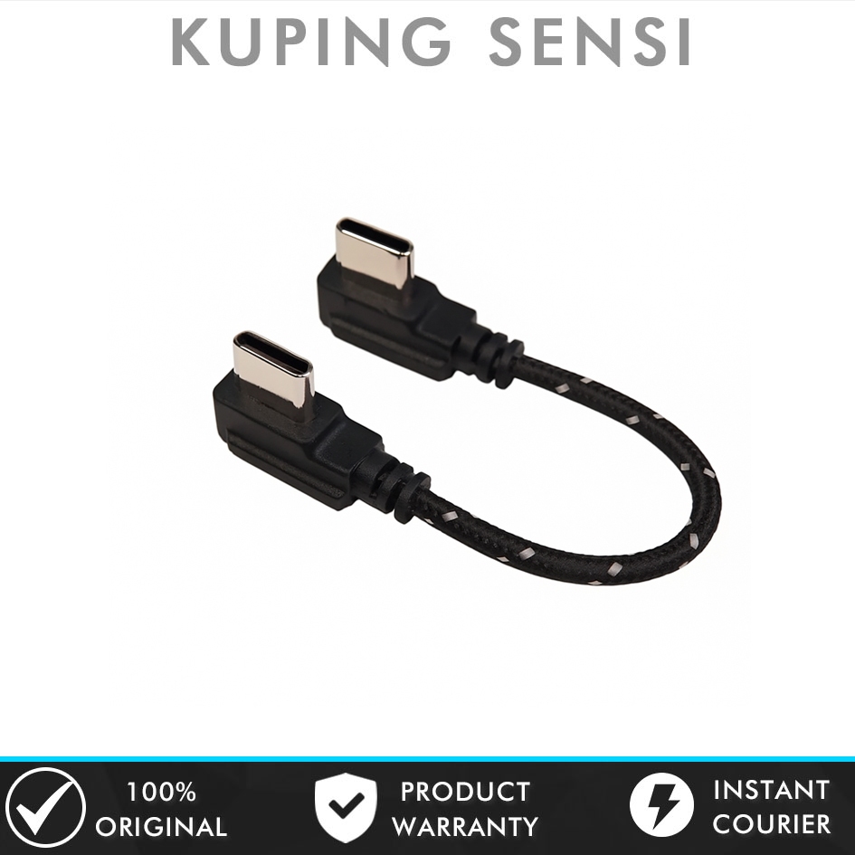 Jual TimeEar TEC-B2 L- Shape Adapter USB Type C to Type C Audio Cable ...