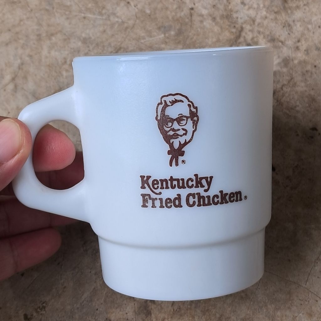 Jual Mug KFC Kentucky Fried Chicken gelas susu asli vintage jadul ...