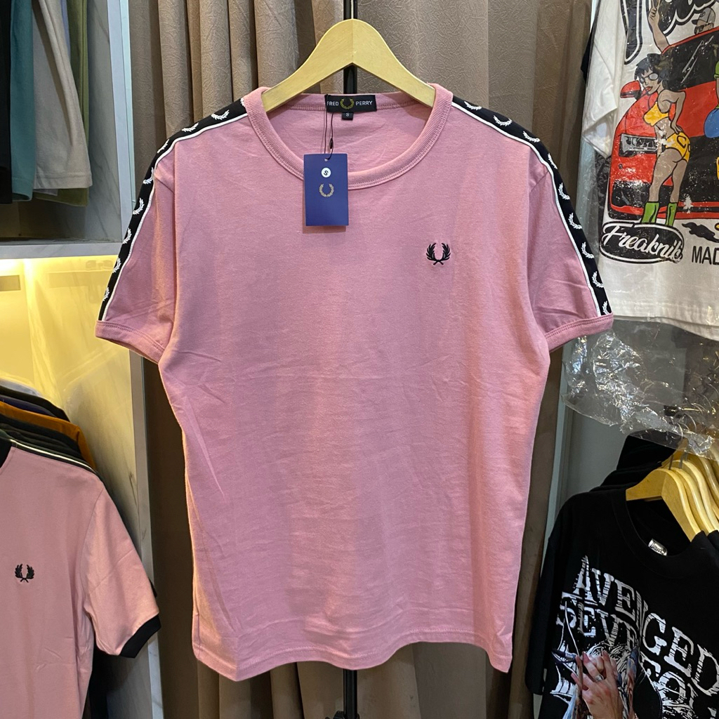 Jual KAOS FREDPERRY FP LIST PADI PINK | Shopee Indonesia