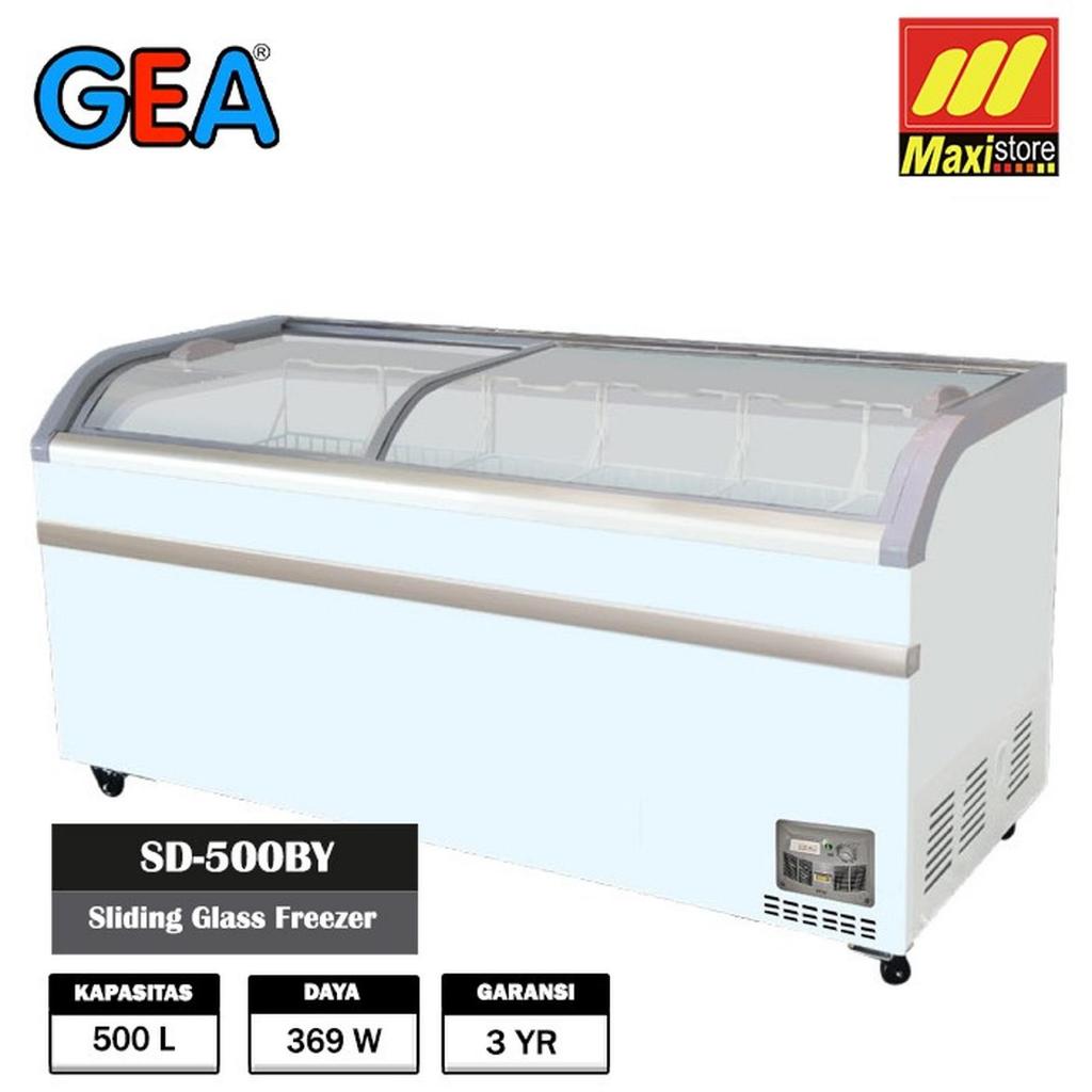 Jual GEA SD-500 BY Sliding Curve Glass Freezer [500 L sd500 | Shopee ...