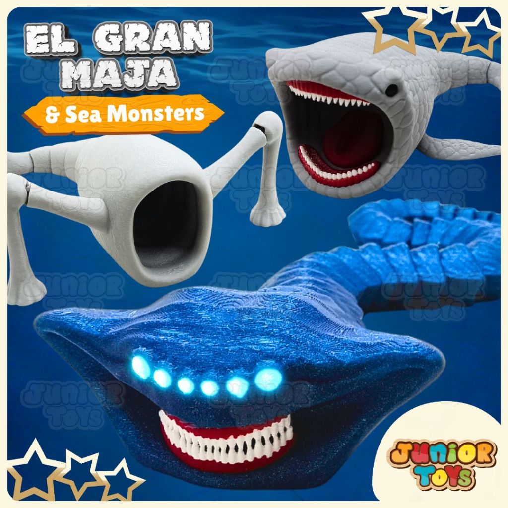 Jual Mainan El Gran Maja Sea Eater Monster Laut The Bloop | Shopee ...