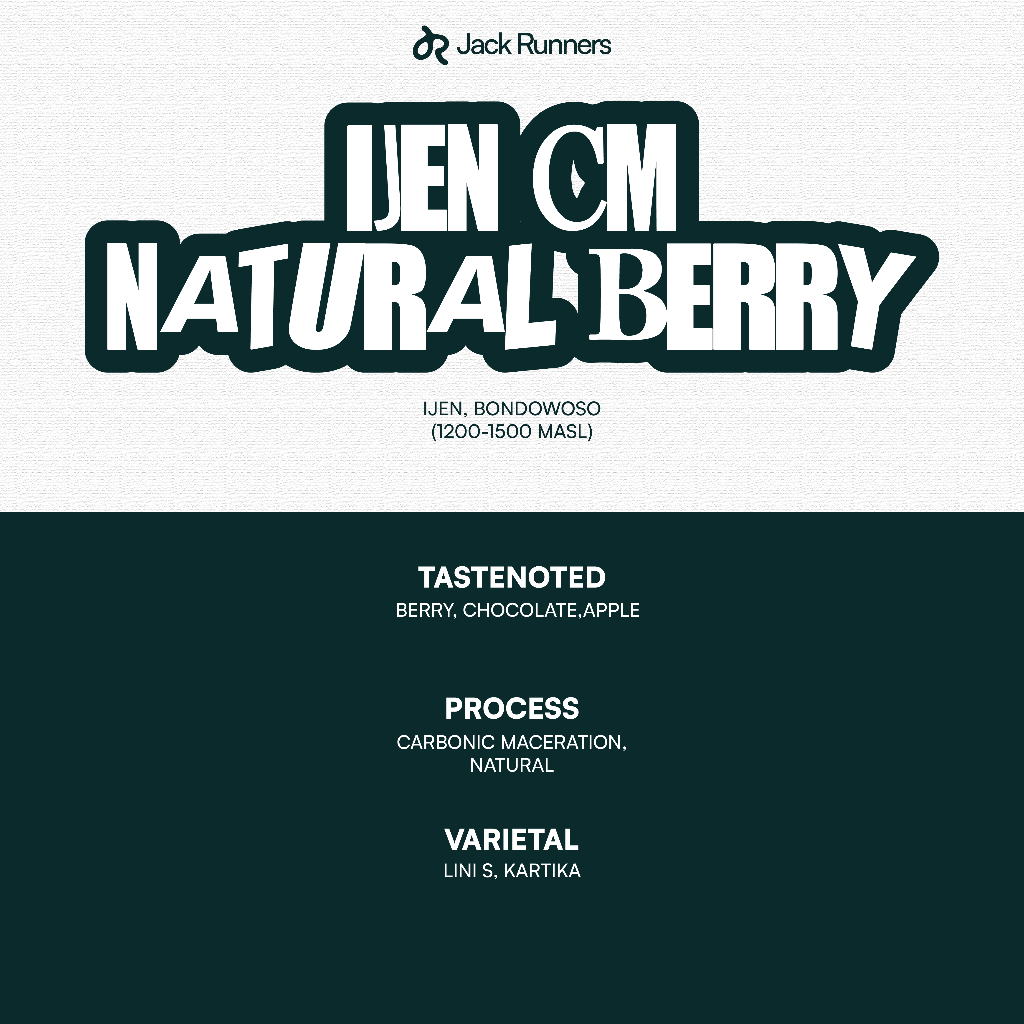 Jual JACK RUNNERS ROASTERY - IJEN CM NATURAL BERRY GREEN BEANS COFFEE ...