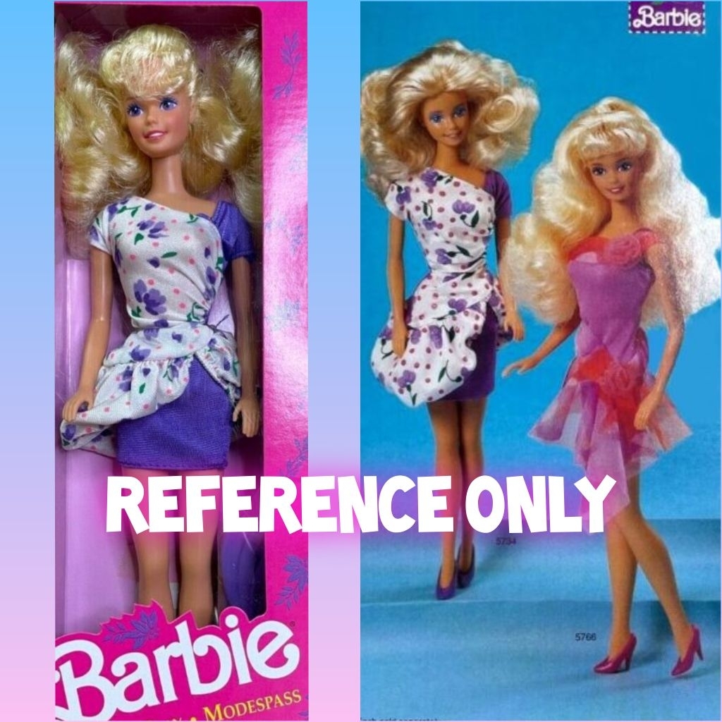 Jual Baju Barbie Mini Dress Vintage Ori 90an Preloved (Baca Deskripsi ...