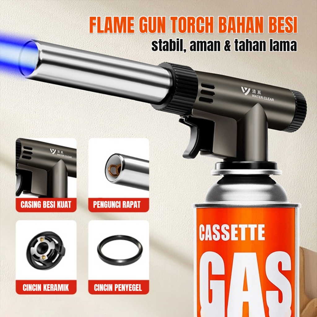 Jual BBAK Flame Gun Kepala Torch Portable | Flame Gun Las Pemantik ANTI ...