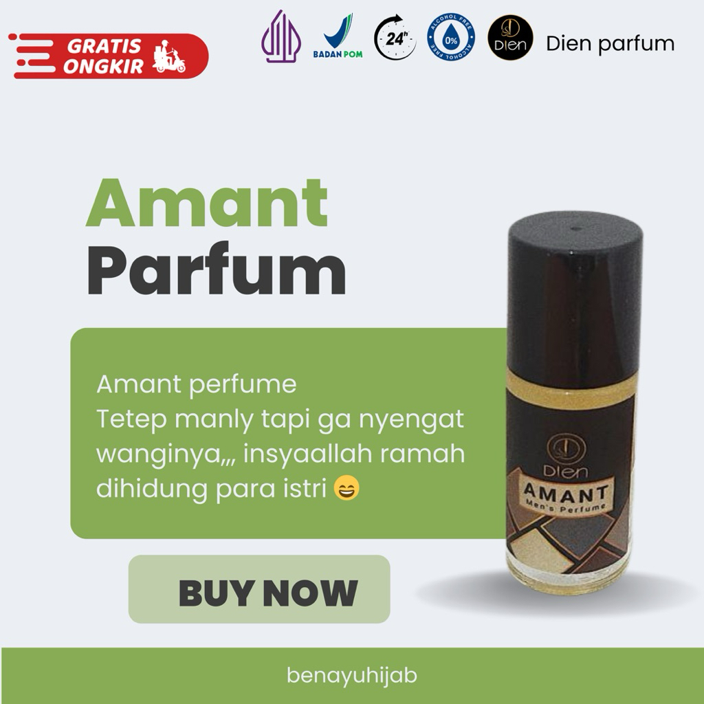 Jual Parfum Amant by Dien | parfum pria | parfum halal | Shopee Indonesia