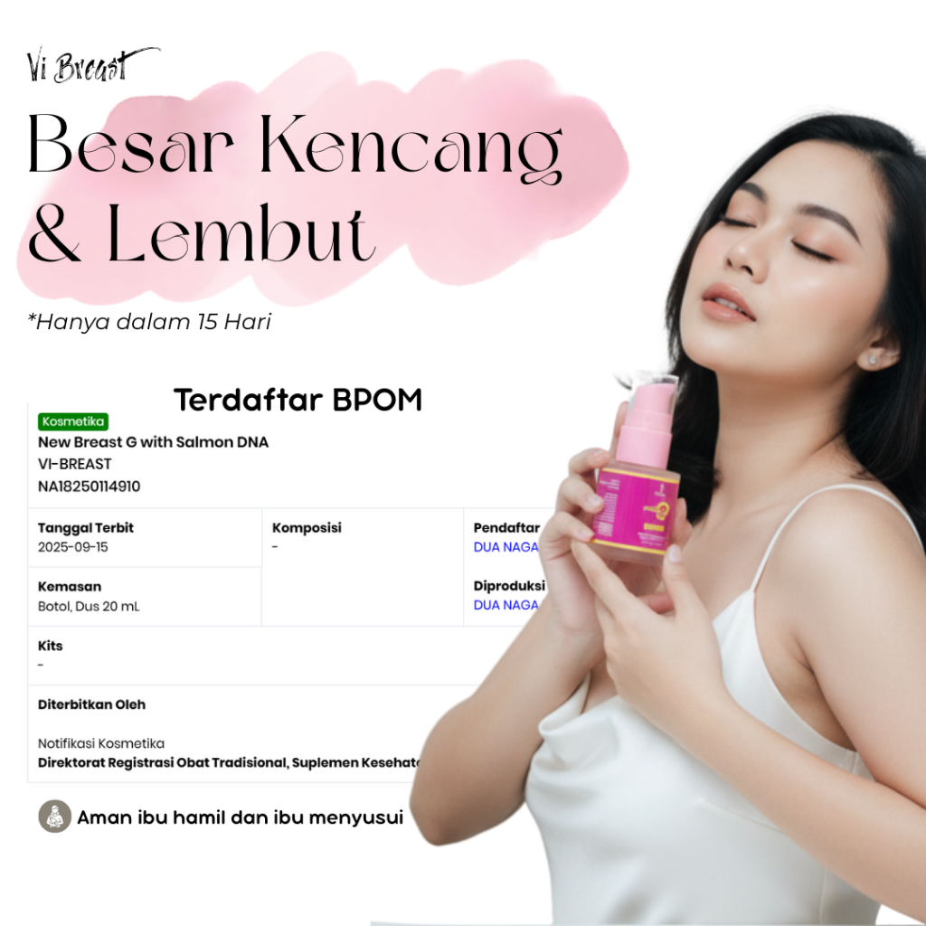 Jual Breast G With DNA Salmon Serum Pembesar & Pengencang Payudara ...