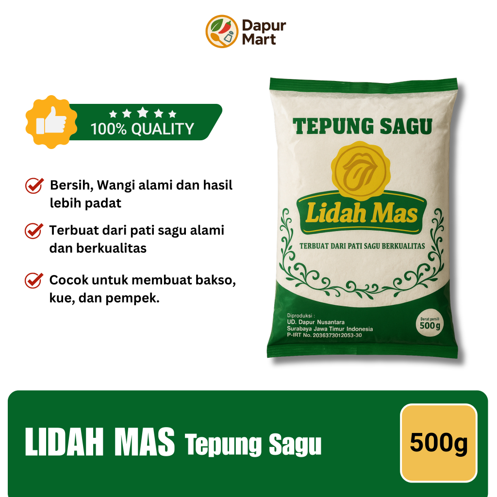 Jual Tepung Sagu Aren 500g - Sagu Murni cocok untuk Bakso dan Cilok ...