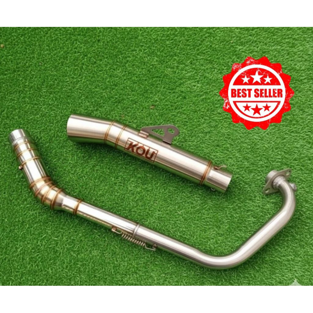 Jual SUPER OPEN PIPE 51MM KOU FULL SET APIDO AUN | Shopee Indonesia