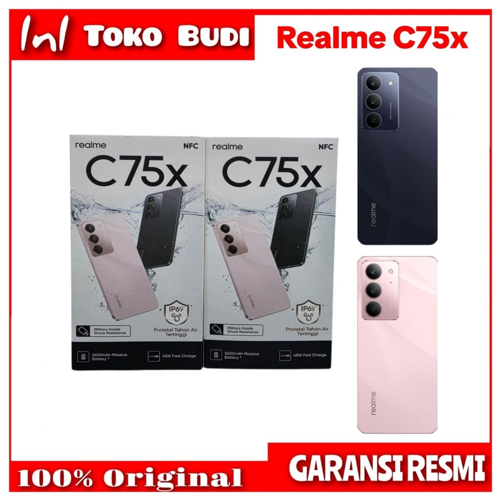 Jual Realme C75x 8/128Gb+8/256Gb C75x Garansi Resmi | Shopee Indonesia