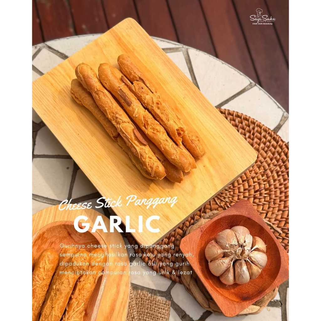 Jual Cheese Stick Panggang Garlic & Original Cemilan Saya Suka Oleh ...