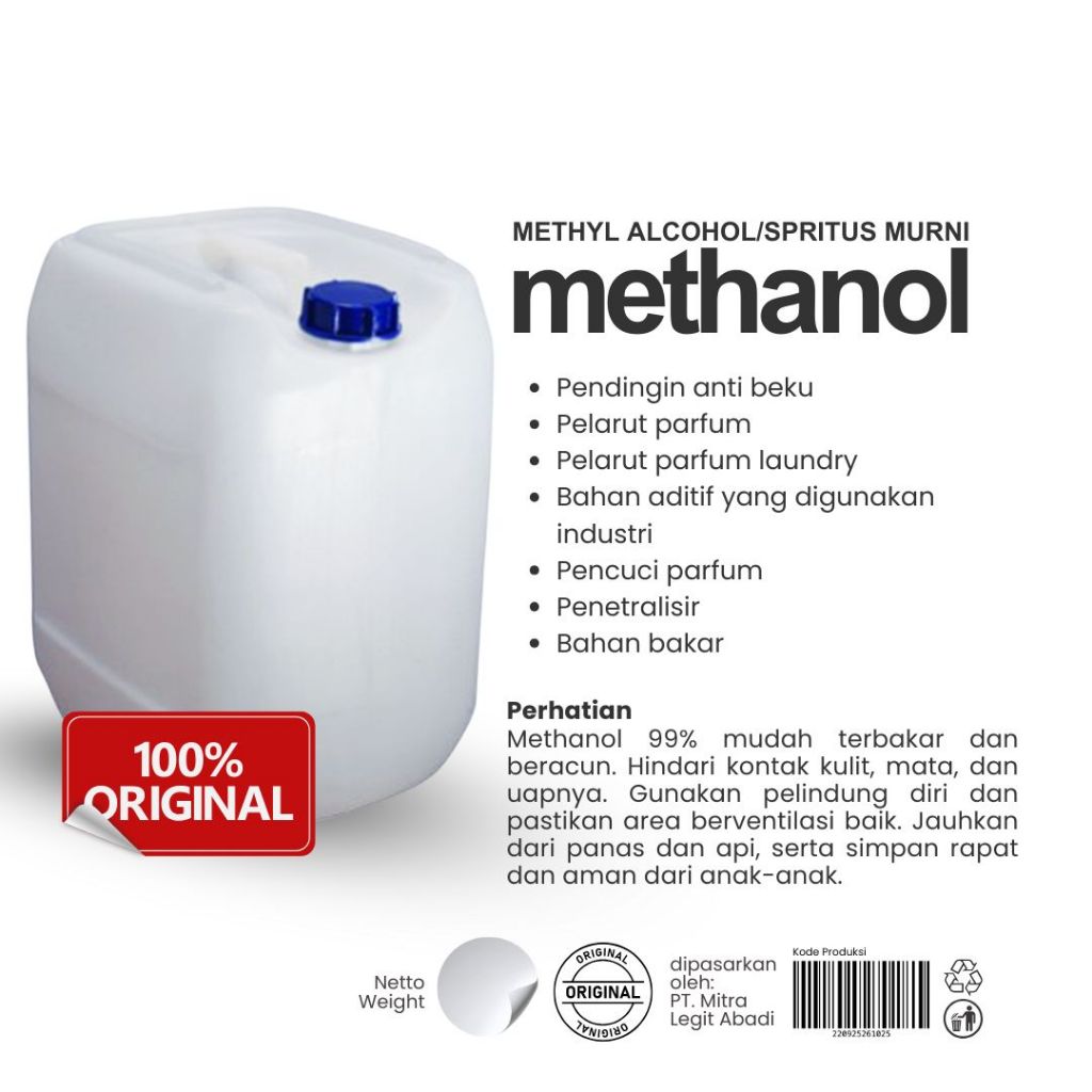 Jual M3THANOL 1 dan 5 Liter - PELARUT PARFUM 99% - PEMBERSIH BOTOL ...