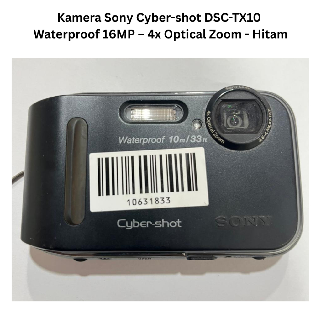 Jual Kamera Sony Cyber-shot DSC-TX10 Waterproof 16MP – 4x Optical Zoom ...