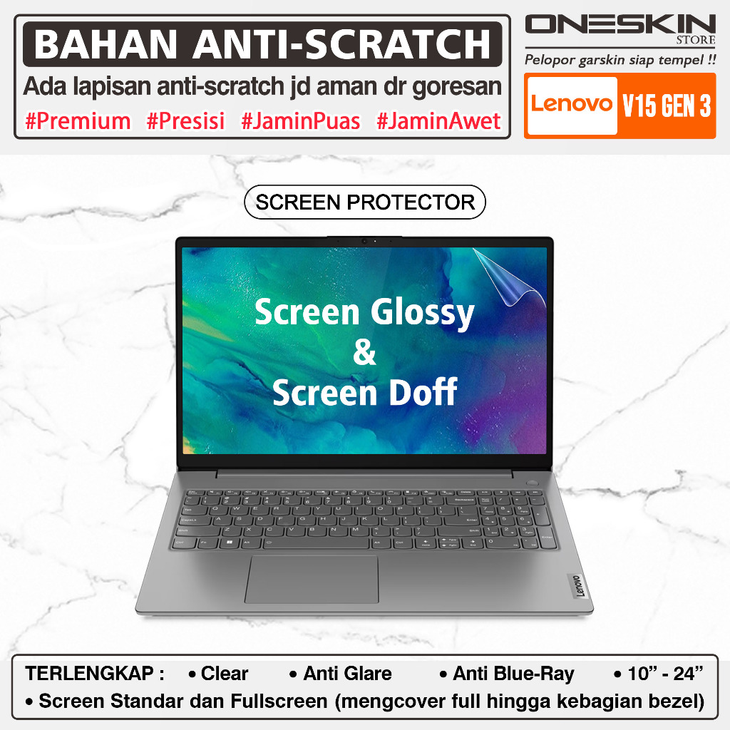 Jual Pelindung Layar Screen Protector Guard Kompatibel dengan Lenovo ...