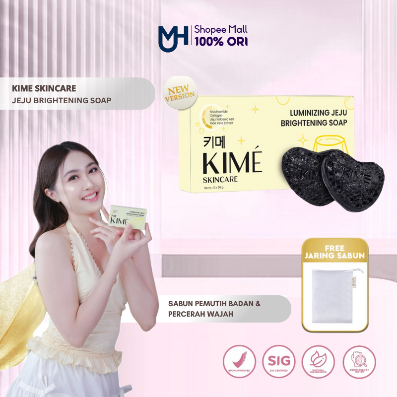 Jual Kime - Sabun Korea Brightening Soap Pemutih Seluru Badan 1 Pack 2 ...