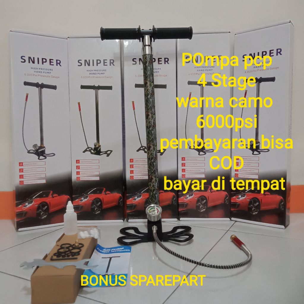 Jual Pompa PCP 4 Stage, Pompa Pcp 4Stage 6000psi kaki lipat, Pompa PCP ...