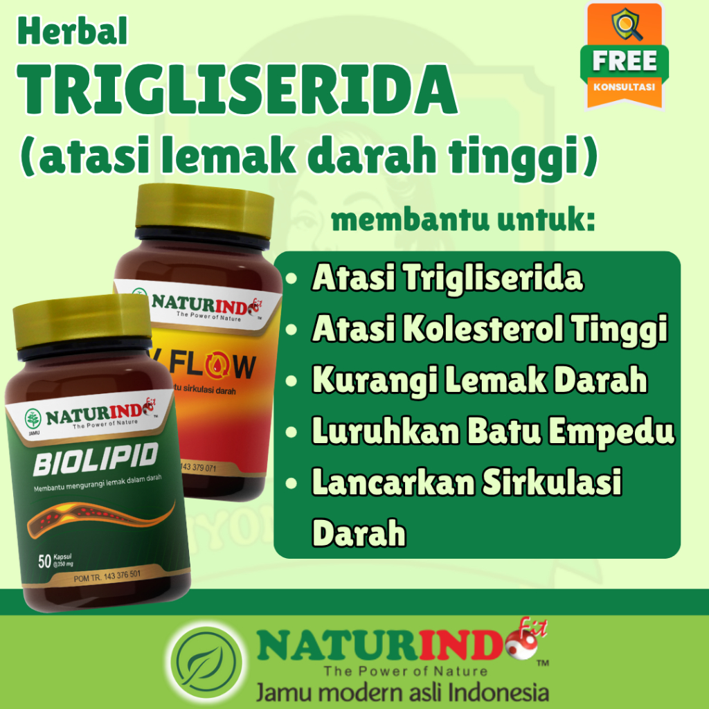 Jual Herbal Trigliserida Lemak Darah Tinggi LDL Kadar Kolesterol Tinggi ...