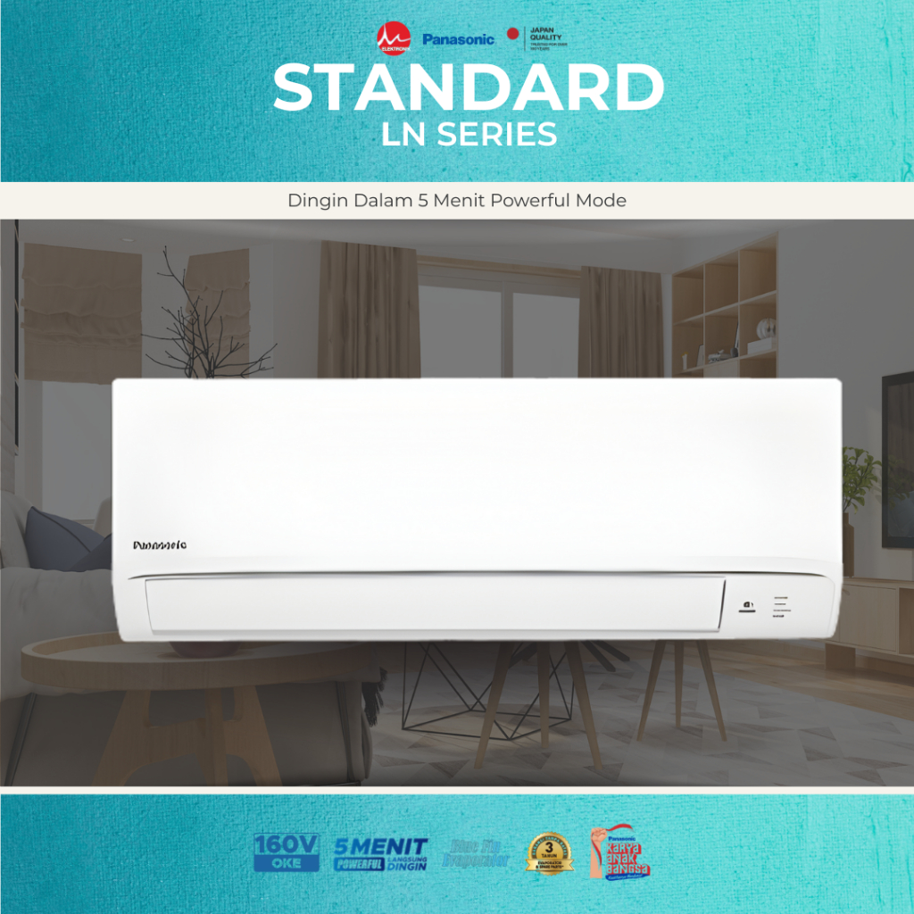 Jual AC Panasonic Si BiRU 1/2 PK CS-LN5AKJ Low Voltage | Shopee Indonesia