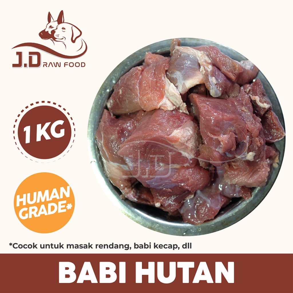 Jual 1 kg Daging Babi Hutan / Celeng tinggi Protein Raw human grade ...
