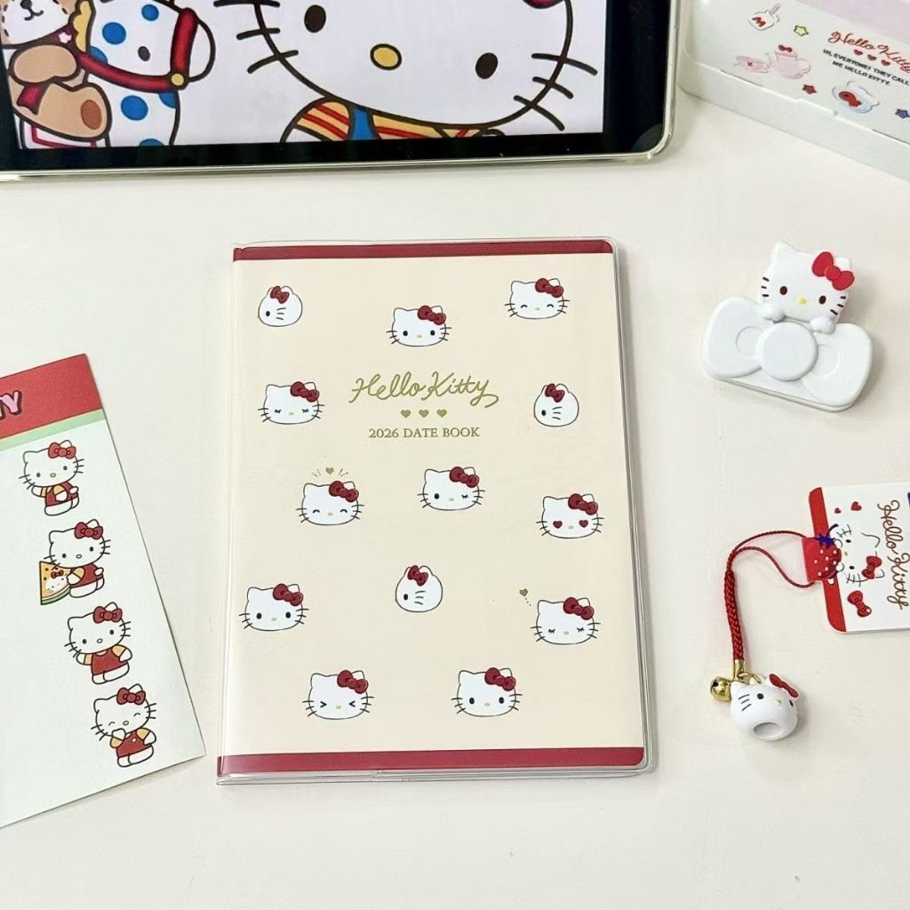 Jual BUKU JURNAL HELLO KITTY / JOURNAL BOOK HELLO KITTY 2026 / DIARY ...