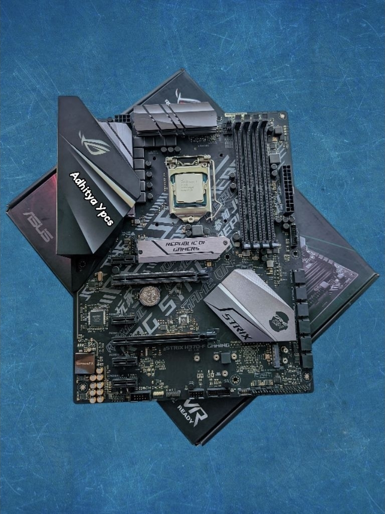 Jual Motherboard Asus ROG Strix H370-F Gaming + Processor i5 8400 8Th ...