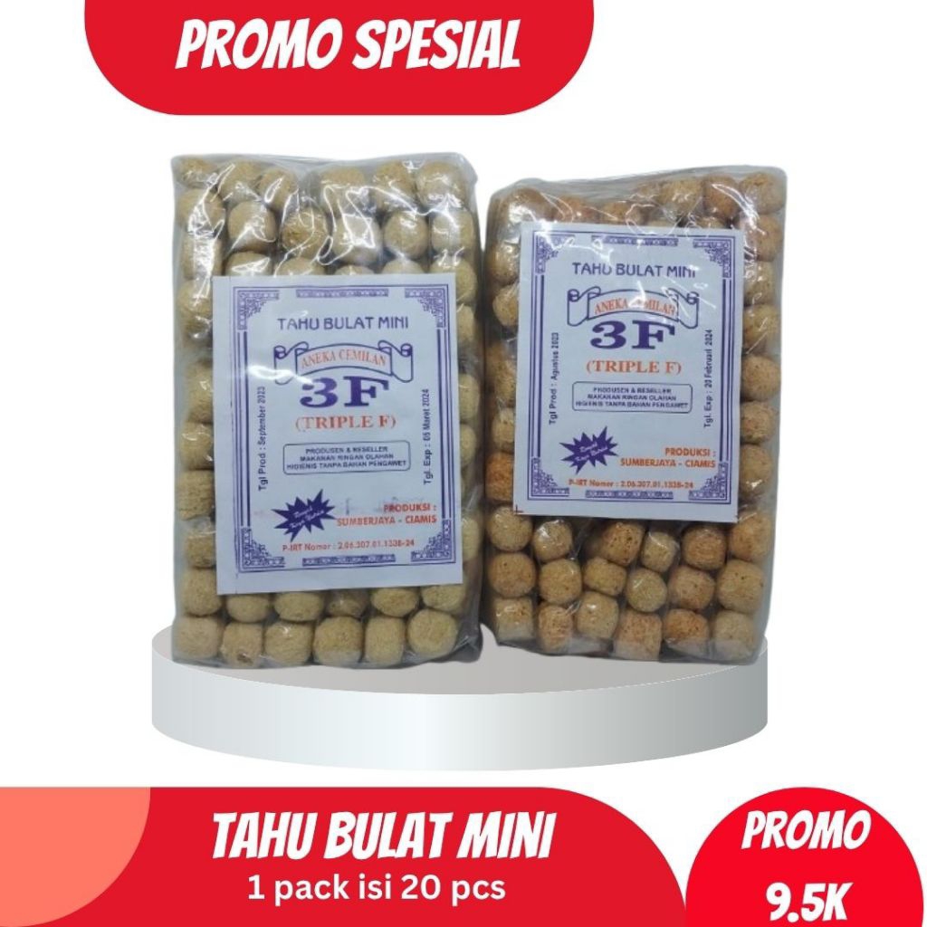 Jual Tahu Bulat Mini Kering 500 an isi 20pcs | Shopee Indonesia