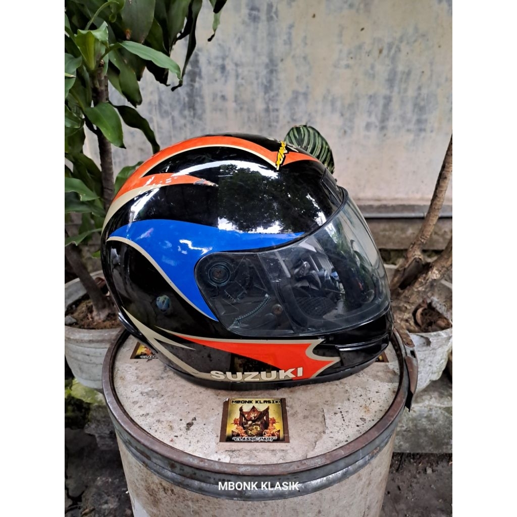 Jual helm cakil full face suzuki staria 2tak rgr gsx r sprinter arashi ...