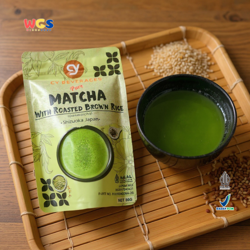 Jual CY Beverages Pure Matcha Genmaicha Shizuoka Japan 80g – Bubuk ...