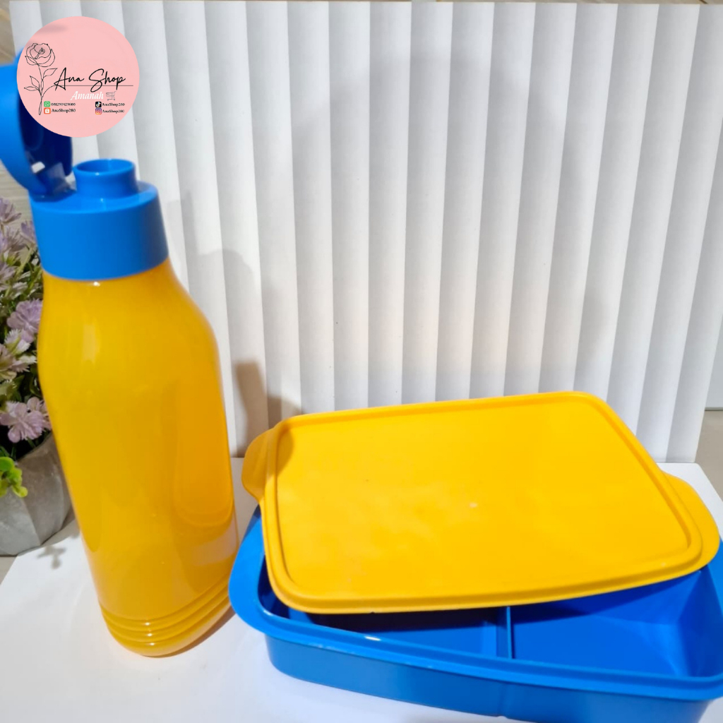 Jual Tupperware Cool Teen Lunch Set - Tempat Bekal Makanan | Shopee ...
