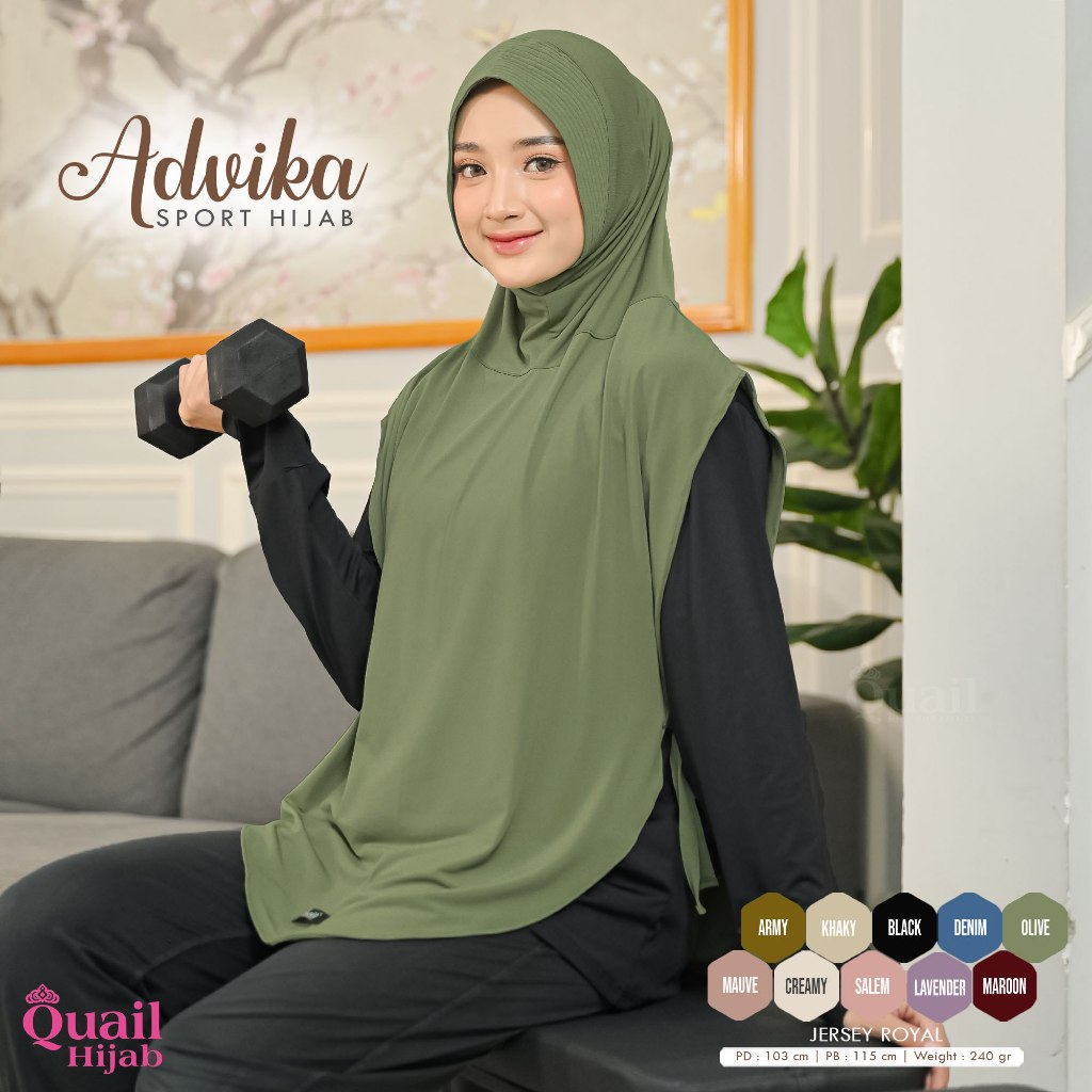 Jual Advika Hijab Rompi Instan Wanita Vest Sporty Olahraga | Shopee ...