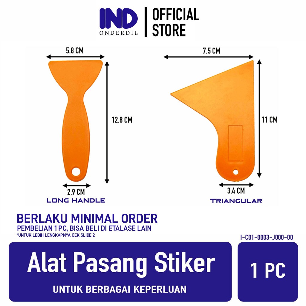 Jual IND Onderdil Alat Bantu Pasang Stiker Scraper Rakel Tool Rakel ...