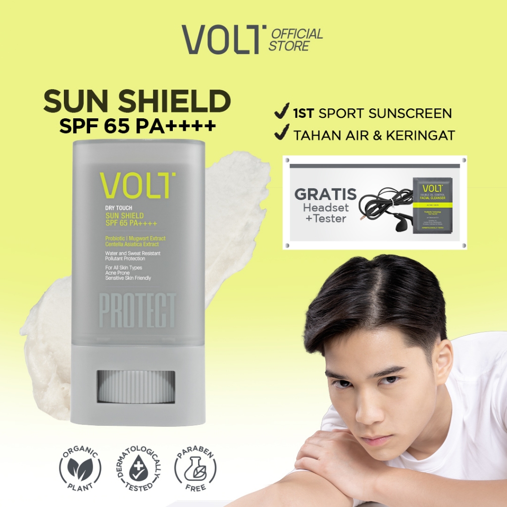 Jual VOLT SPORT SUNSCREEN SPF 65 PA++++ - HYBRID SUNSCREEN TAHAN AIR ...