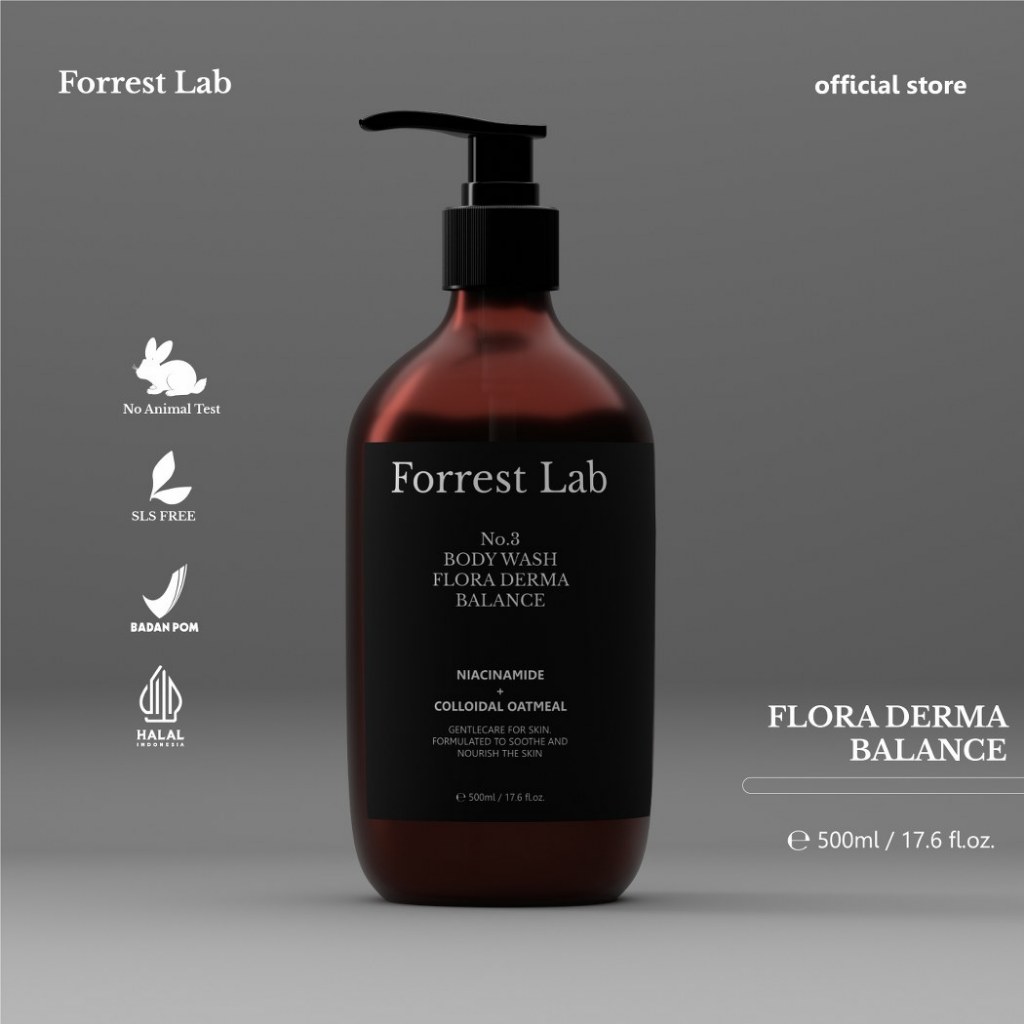 Jual Forrest Lab - Body Wash No.03 Flora Derma Balance - 500ml | Shopee ...