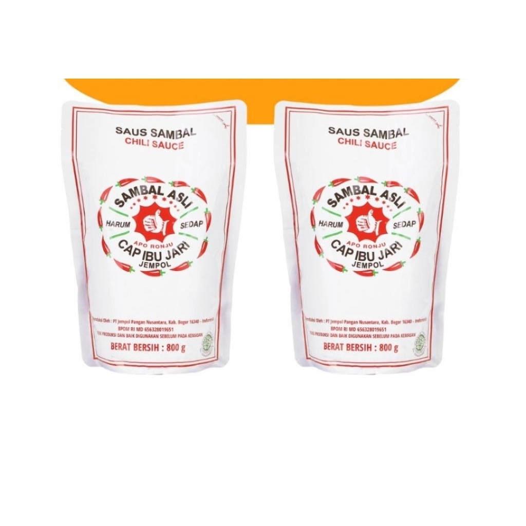 Jual Saus Sambal Jempol Cap Ibu Jari 800gr Refill Pouch | Shopee Indonesia