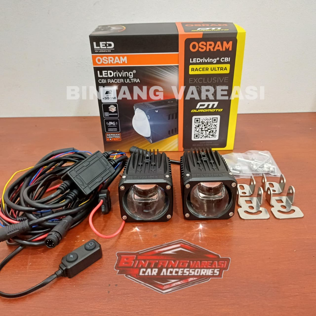 Jual OSRAM CBI RACER ULTRA Lampu sorot led laser cahaya biled 60 wat ...
