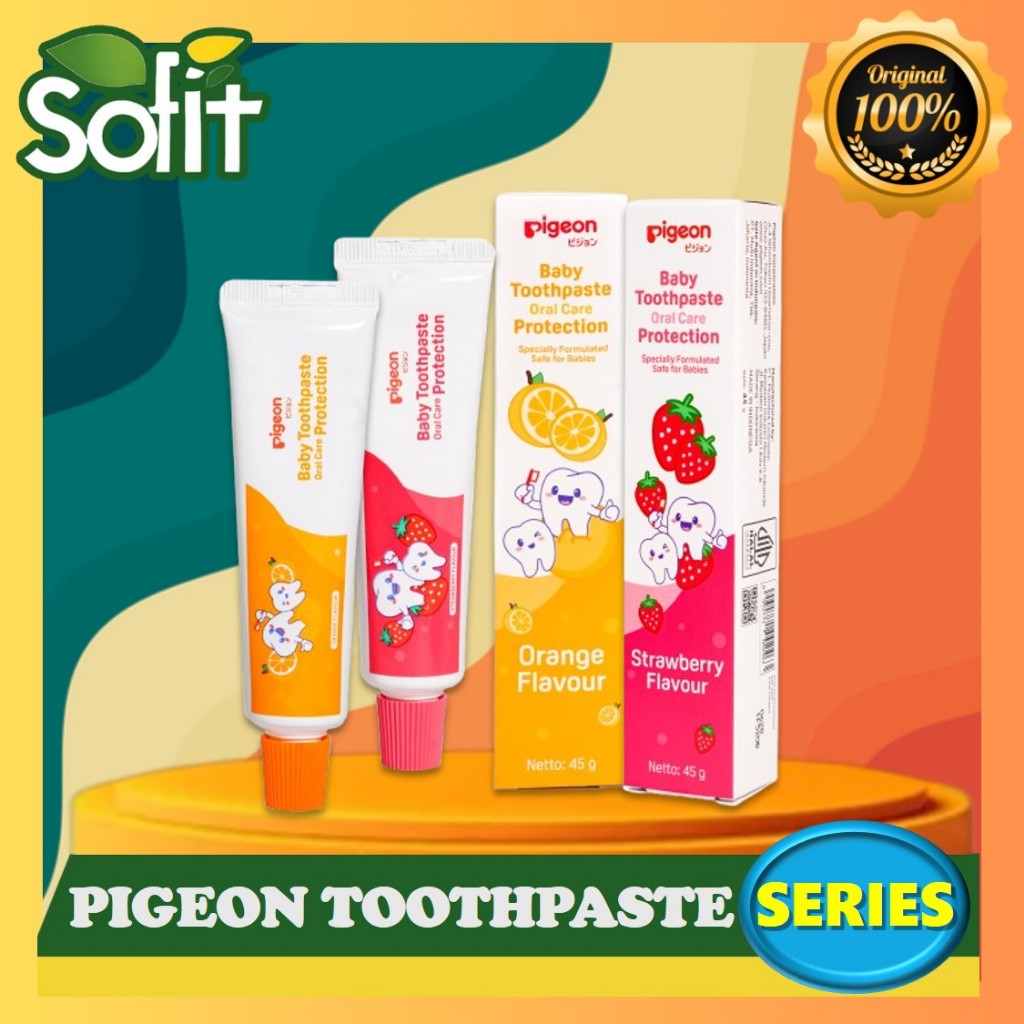 Jual Pigeon Baby Toothpaste 45g Series | Odol Bayi & Anak Rasa Buah ...