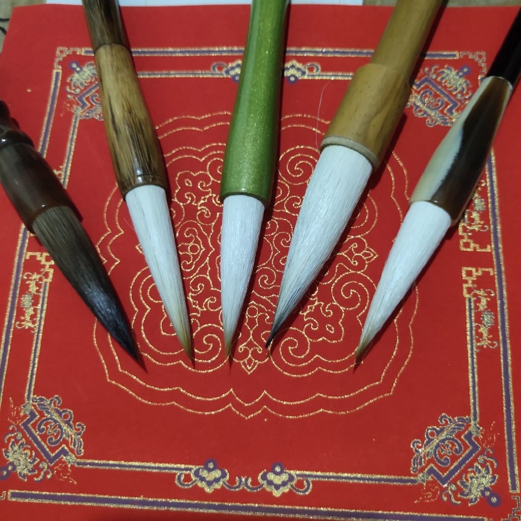 Jual kuas B bagus karya kaligrafi chinese shufa, mopit kayu maobi ...