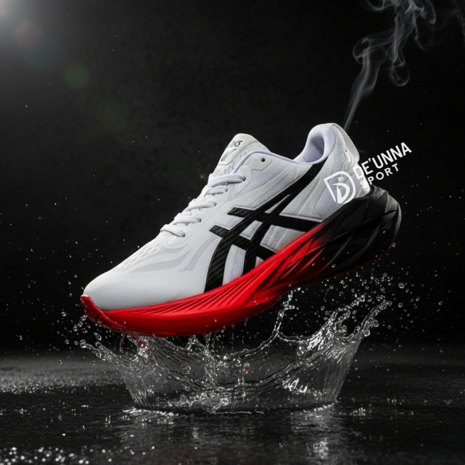 Jual SEPATU OLAHRAGA ASIC PRIA WANITA BLACK RED - Sepatu Running Volly ...