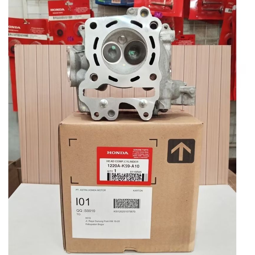 Jual 1220A-K59-A10 Blok head K59, Blok Head Comp Cylinder Vario 150 PCX ...