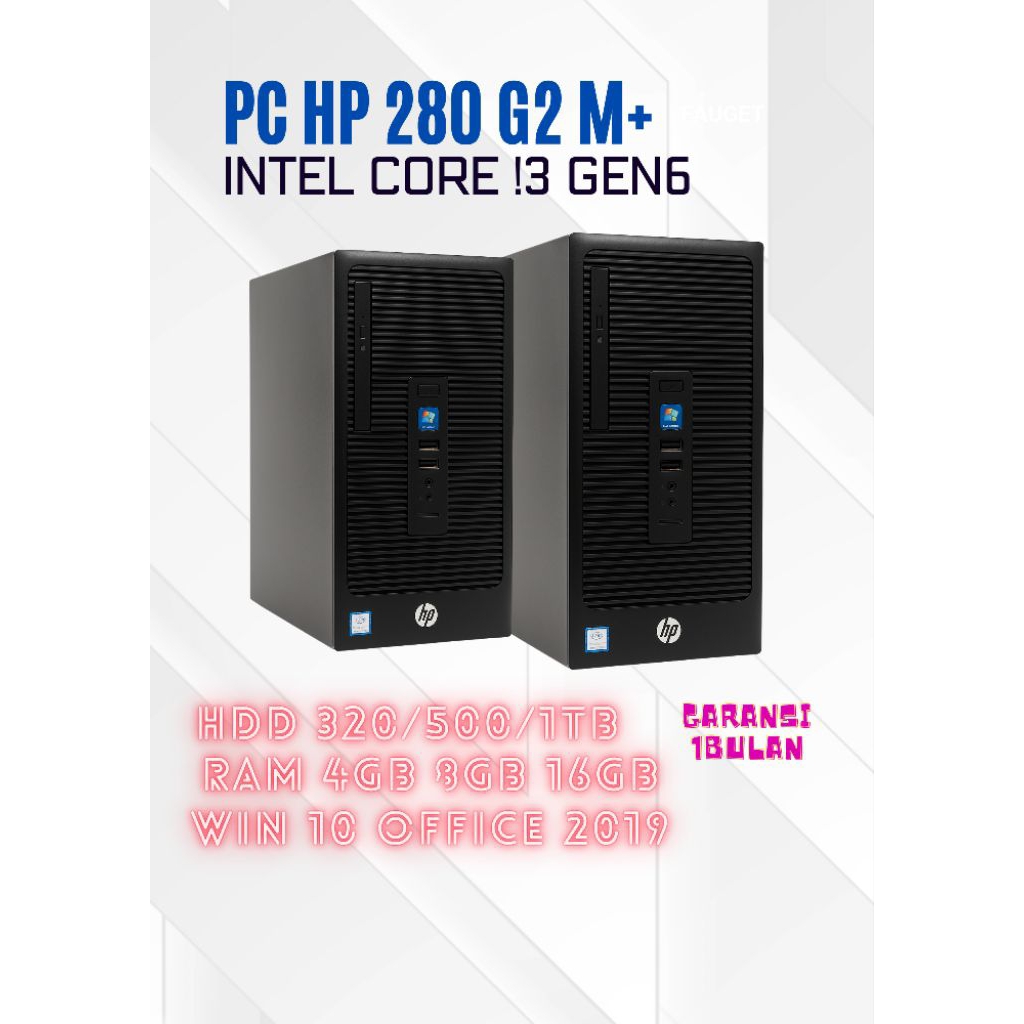 Jual Pc Hp All Series Merek Rondom Core i3 Gen6 Komputer Untuk Kantor ...