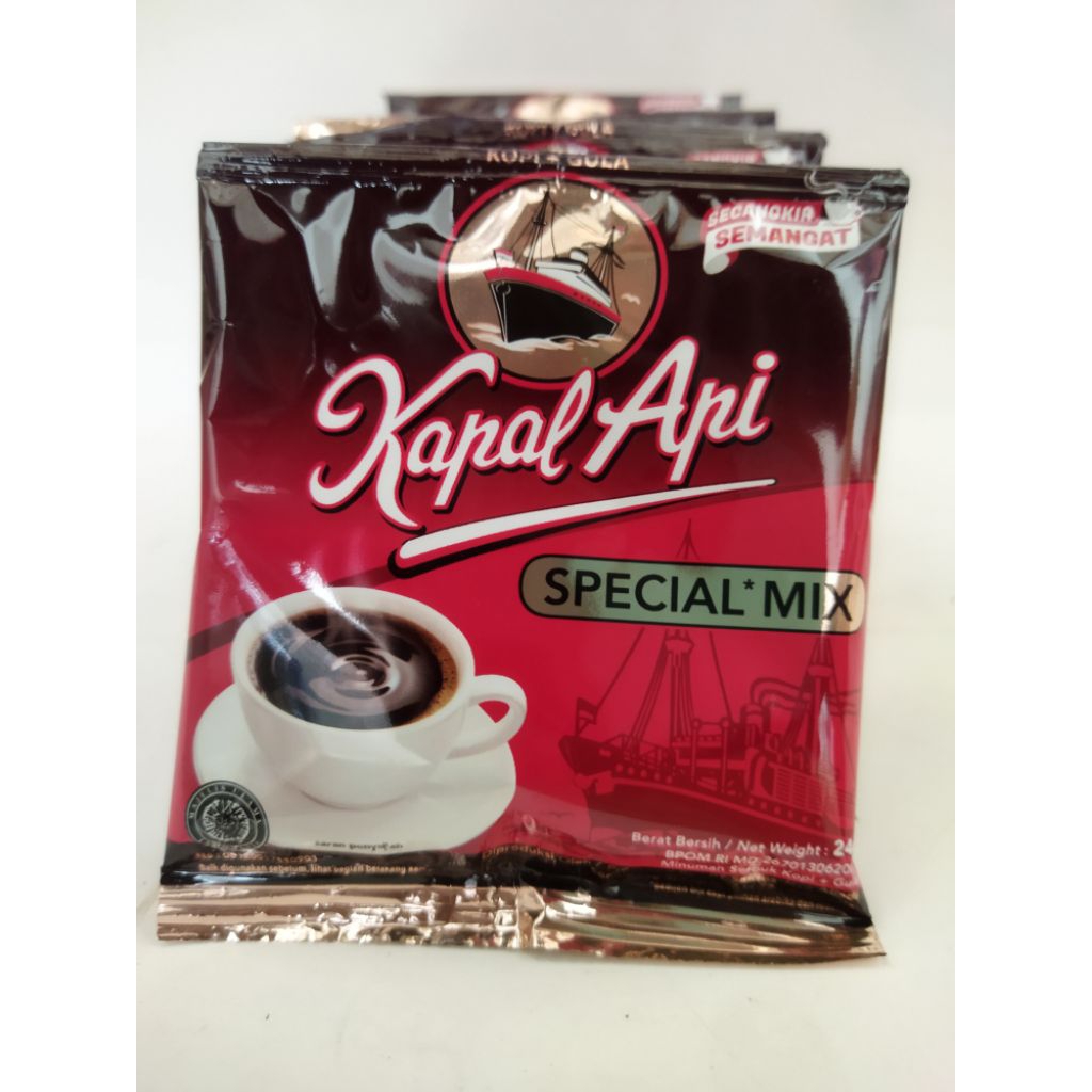 Jual KOPI KAPAL API SPESIAL MIX SATU RENTENG ISI 10 PCS HARGA GROSIR ...