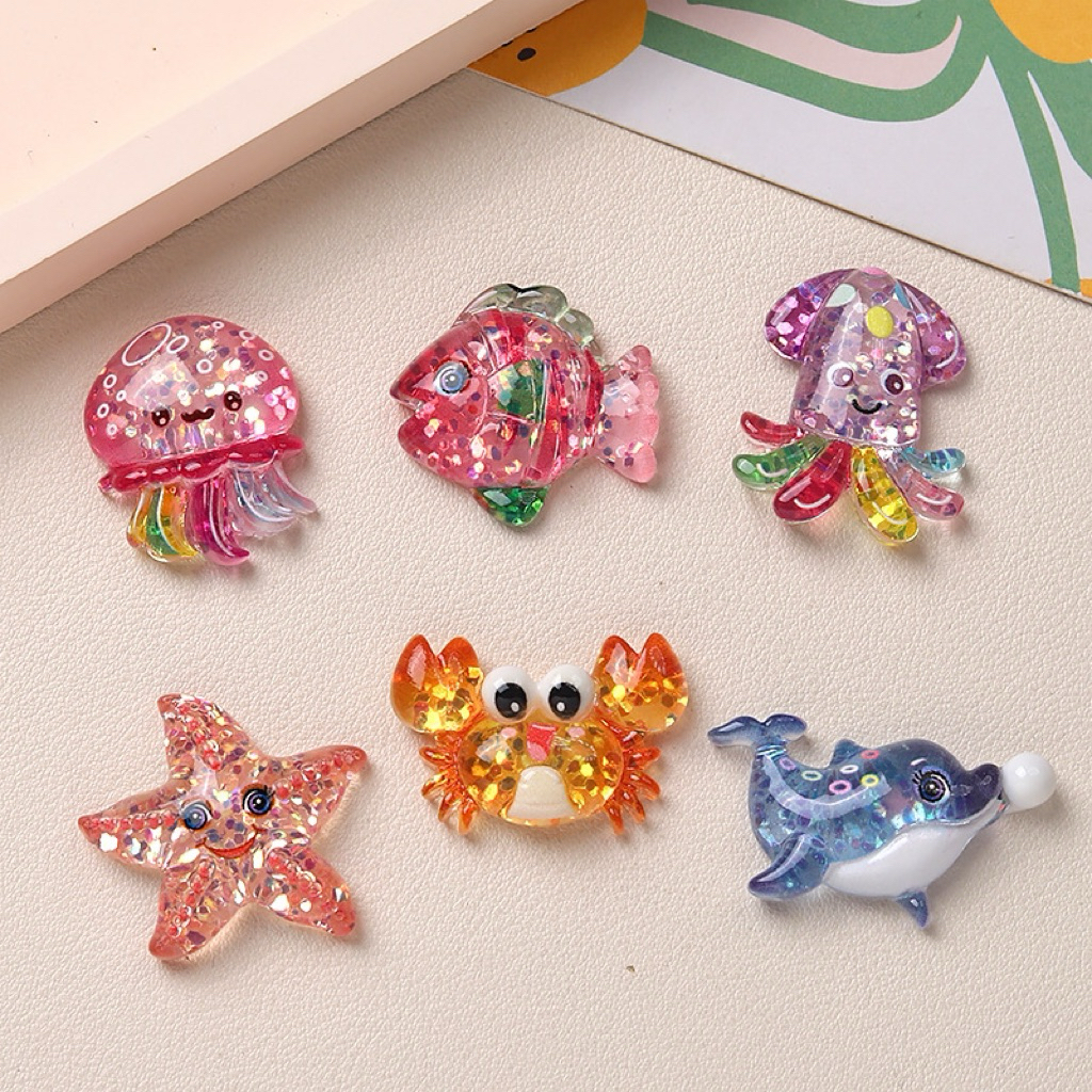 Jual THEDIYLAB (1PCS) RESIN CLAY CHARACTERS OCEAN EDITION | RESIN CLAY ...