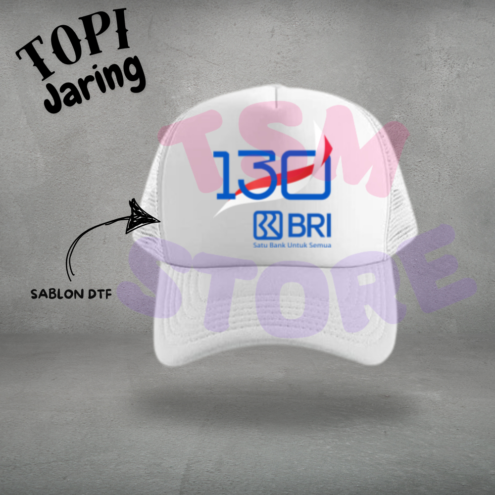 Jual TOPI JARING BRI HUT 130 TOPI TRUCKER BANK BRI - WARNA LAIN INFO ...