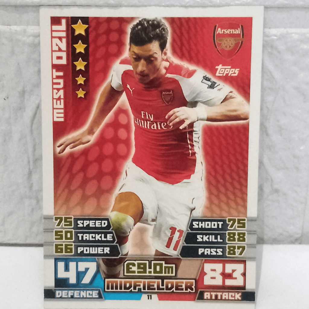 Jual Kartu Bola Mesut Ozil Match Attax Original – Rare TCG Koleksi ...