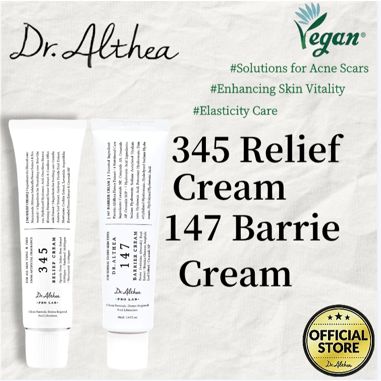 Jual Dr.Althea Dual Cream Set | 345 Relief Cream/Care Post Acne Cream ...