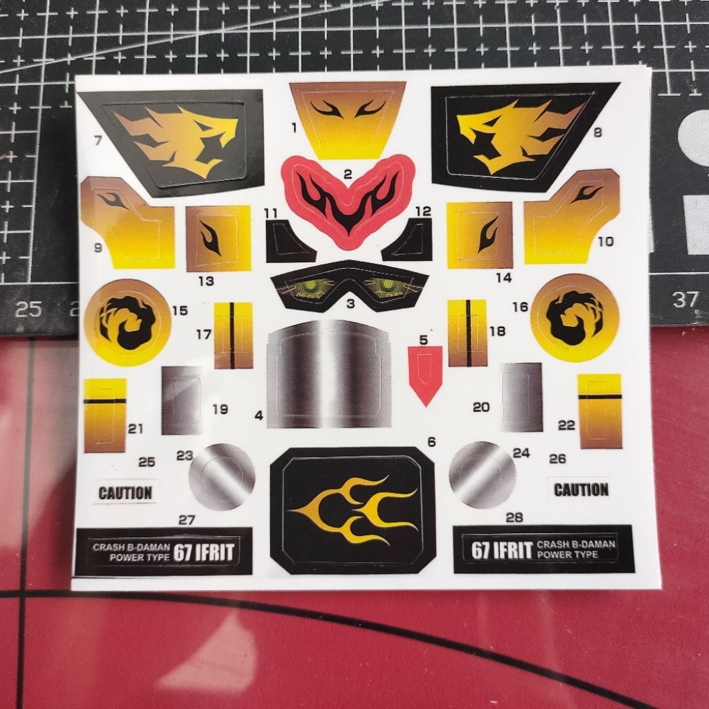 Jual cutting sticker for crash bdaman ifrit | Shopee Indonesia