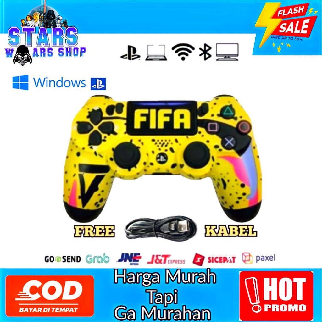 Jual Stik Stick PS4 Dualshock 4 Wireless Bluetooth Light Bar Led ...