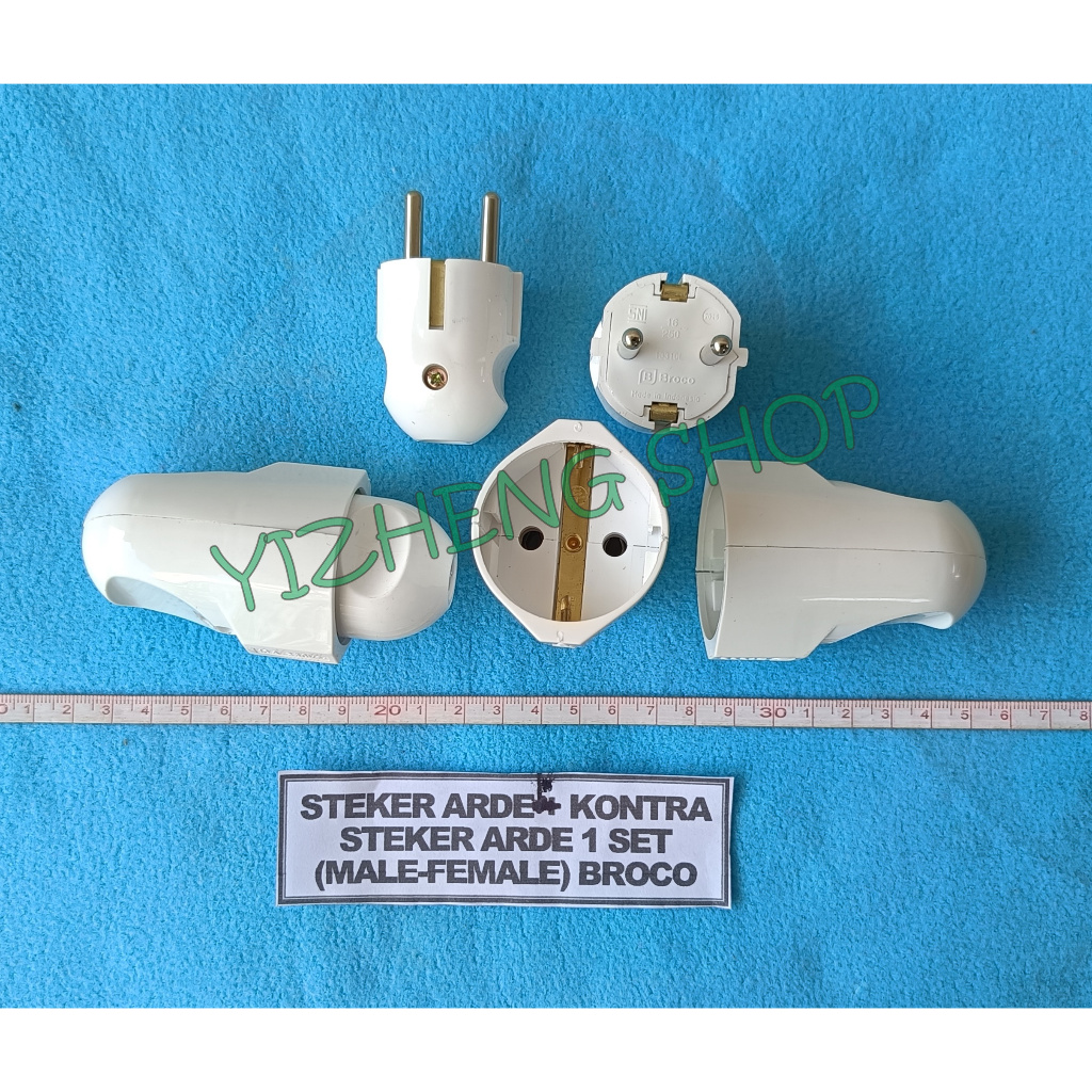 Jual STEKER ARDE + KONTRA STEKER 1 SET BROCO MALE & FEMALE | Shopee ...