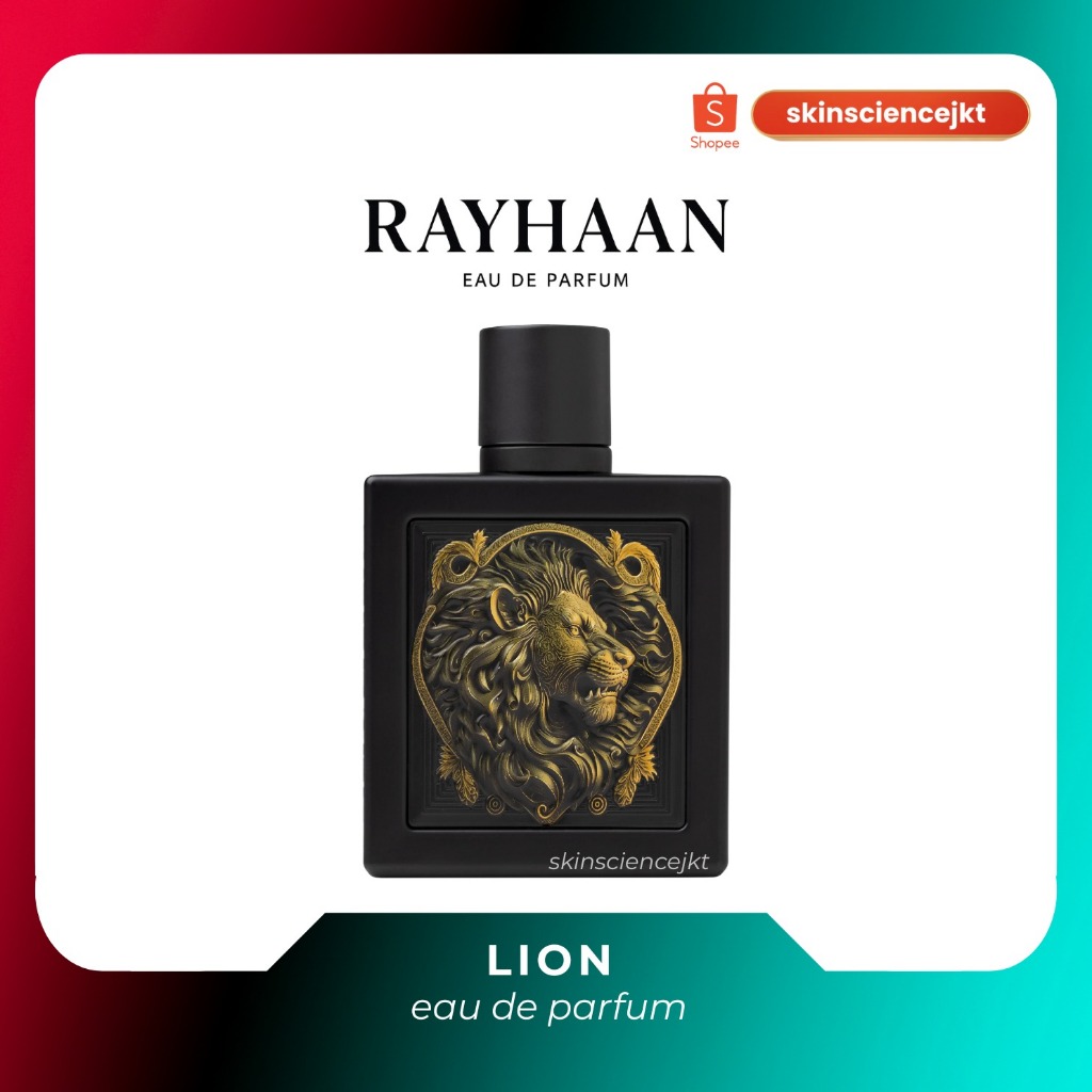 Jual Rayhaan Lion Eau De Parfum For Men 100 ML | Shopee Indonesia