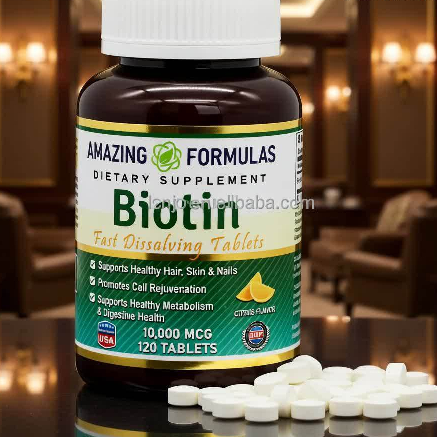 Jual ORIGINAL Puritan Pride Biotin 10000 mcg 120 tabs Puritans Puritan ...